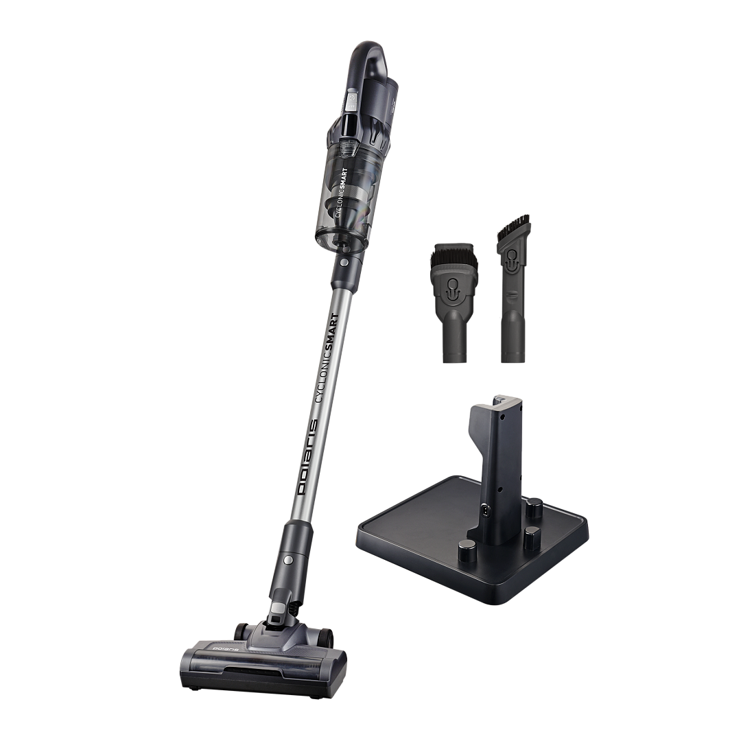 Беспроводной пылесос Polaris PVCS 4060 CyclonicSmart цвет Антрацит ...